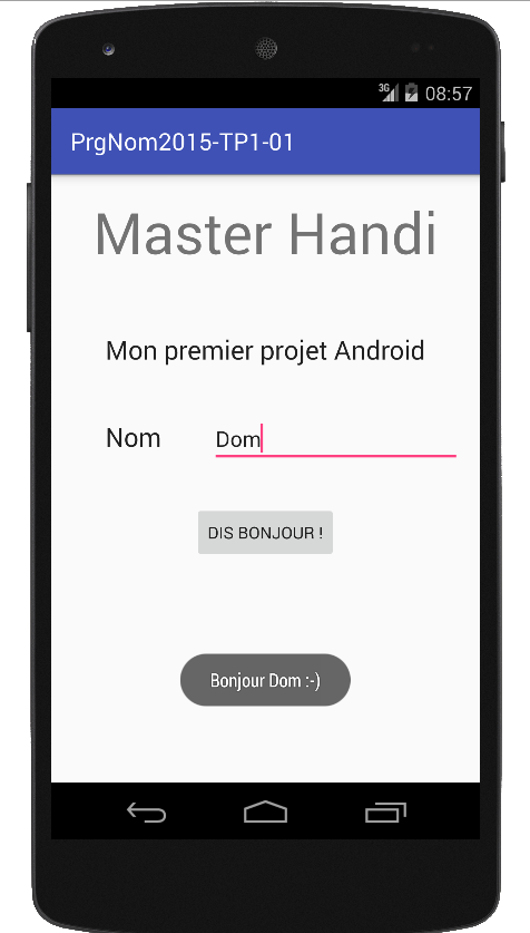 Android TP1 – chezdom.net/etu